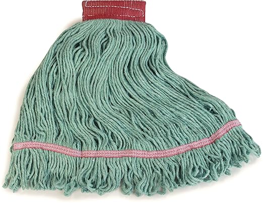 Synthetic Blended Looped End Mops - Large Green – Better Brush