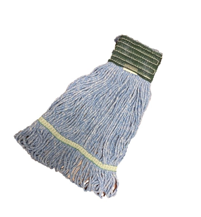 Synthetic Blended Looped End Mops - Medium Blue – Better Brush