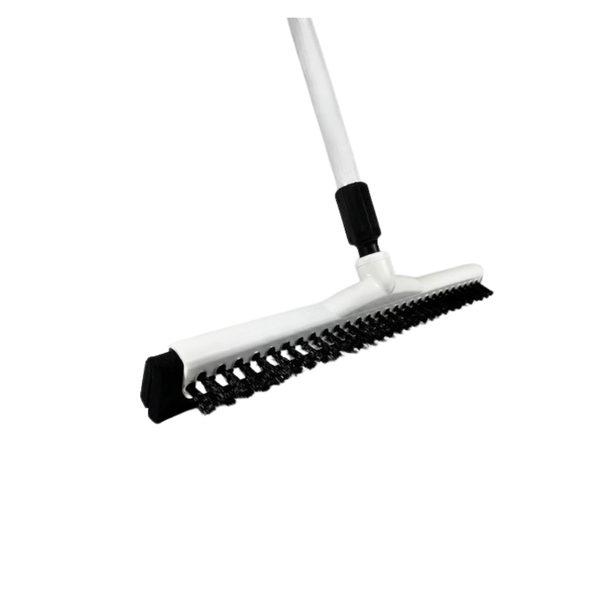 18" Squeegee with Bristles - 5' Fiberglass Handle White Kit – Better Brush